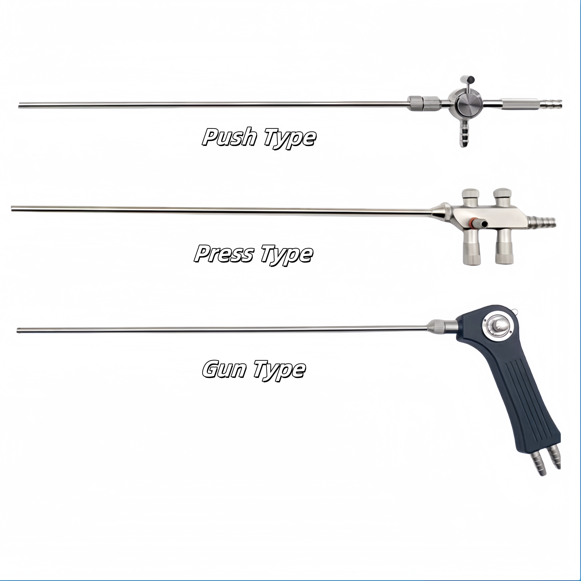 Laparoscopic Suction Irrigation Tube, Reusable Suction and Irrigation ...