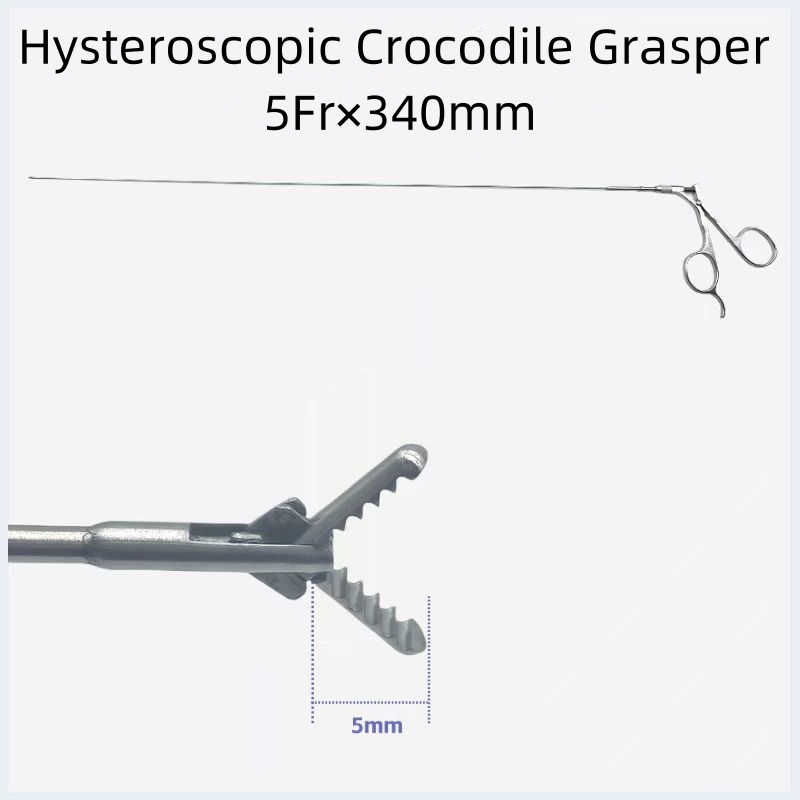 Rigid 5Fr Gynecology Hysteroscopy surgical instruments, Crocodile ...